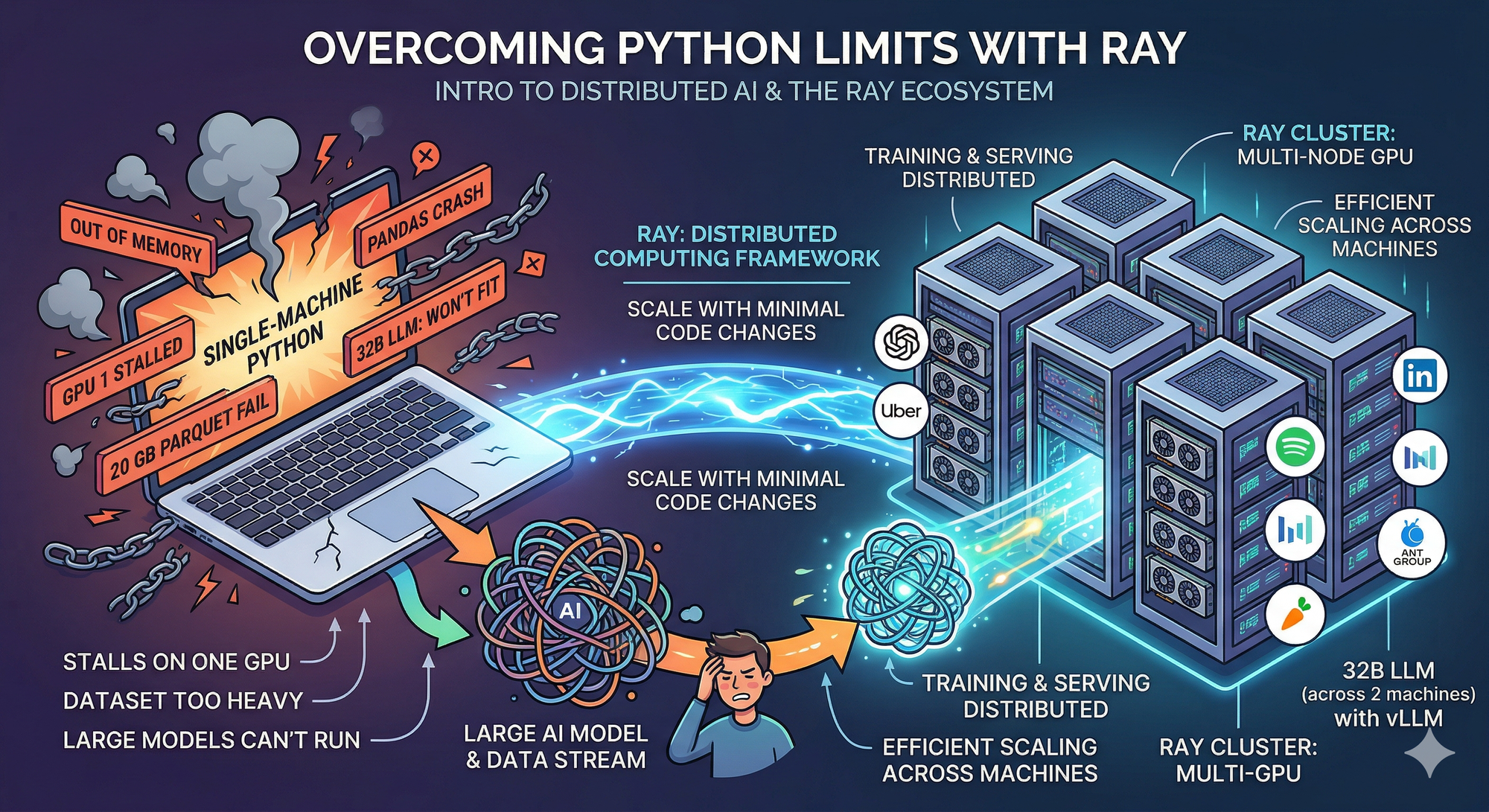 Ray for AI Teams: Distributed Computing, Model Serving, and Multi-GPU ...